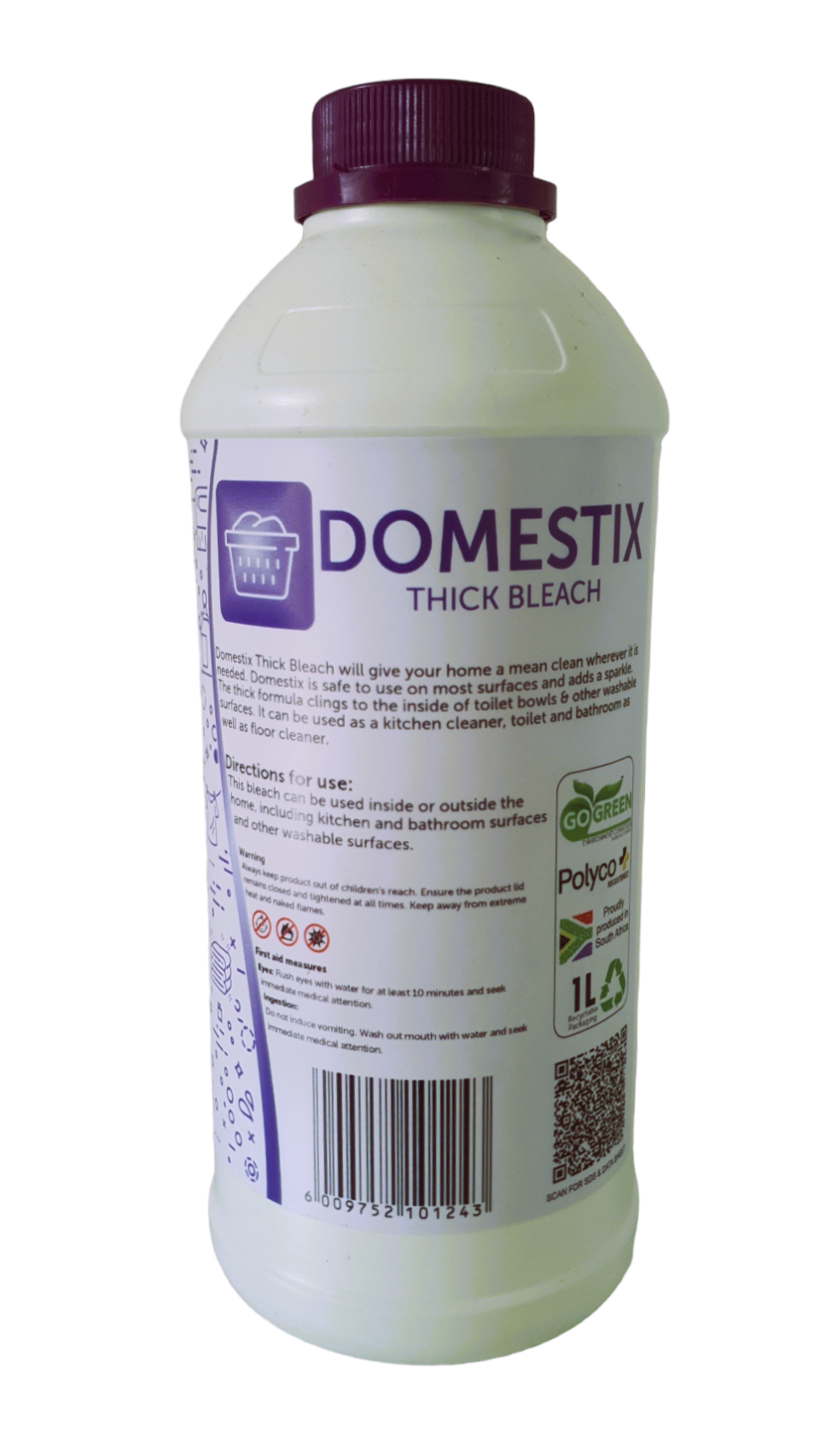 Domestix Thick Bleach – Econoclean SA